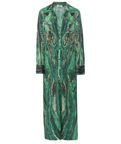 Me369 Green Marianna Shirt Dress