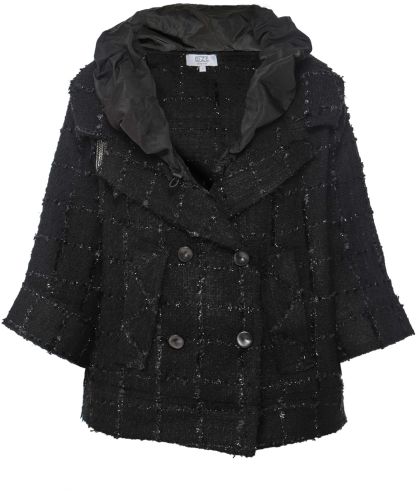 Bize Double Collar Check Jacket