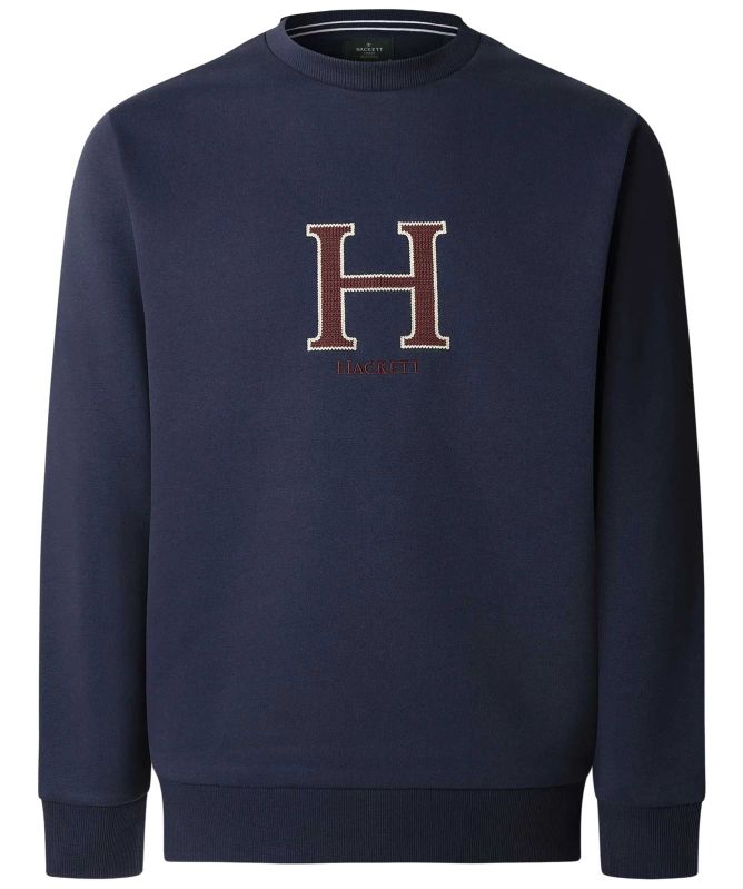 Hackett H Logo Crew-Neck Sweatshirt | Jules B