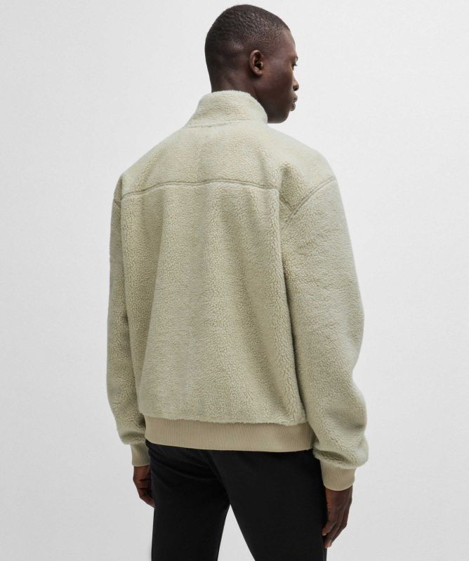 BOSS Ze_Teddyhood Fleece Jacket