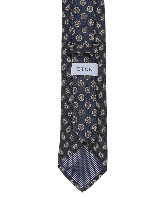 Eton Paisley Silk Tie | Jules B