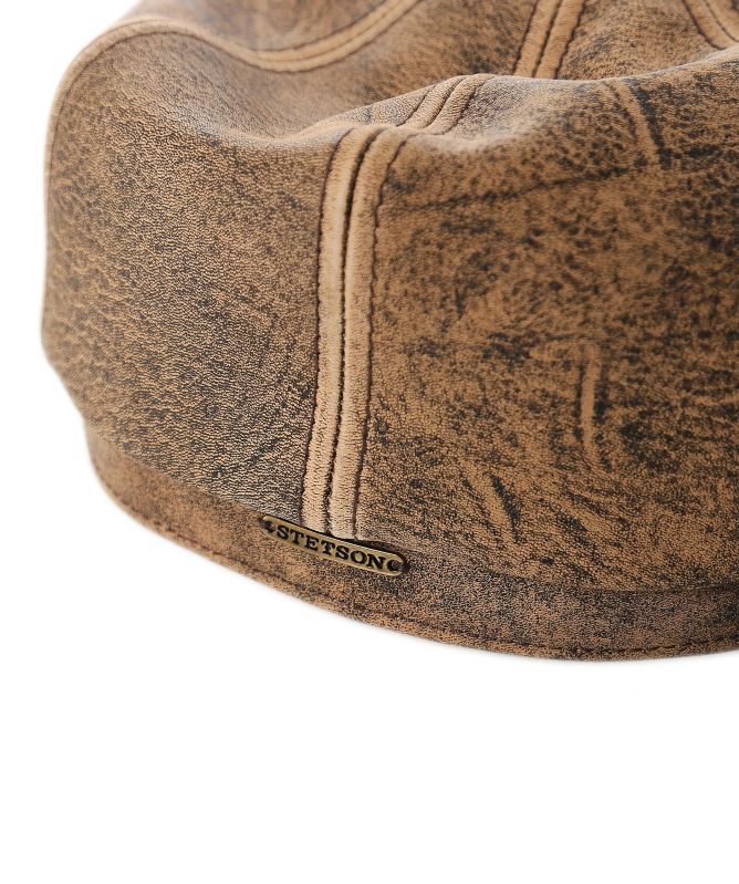 Stetson Leather Hatteras Cap | Jules B