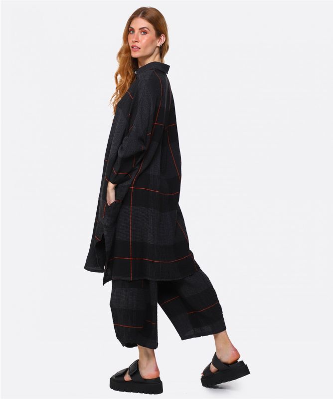 Thanny Mufasa Prince Of Wales Oversized Shirt | Jules B