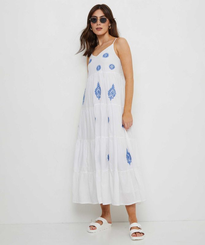 Handprint Dream Apparel Vanilla Maxi Dress