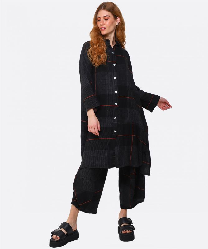 Thanny Mufasa Prince Of Wales Oversized Shirt | Jules B