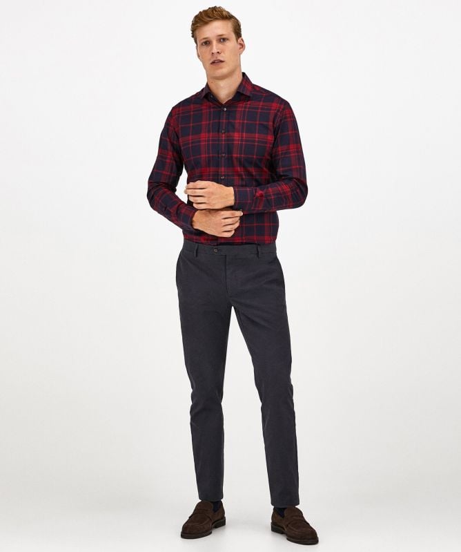 Hackett Slim Fit Plaid Flannel Shirt | Jules B