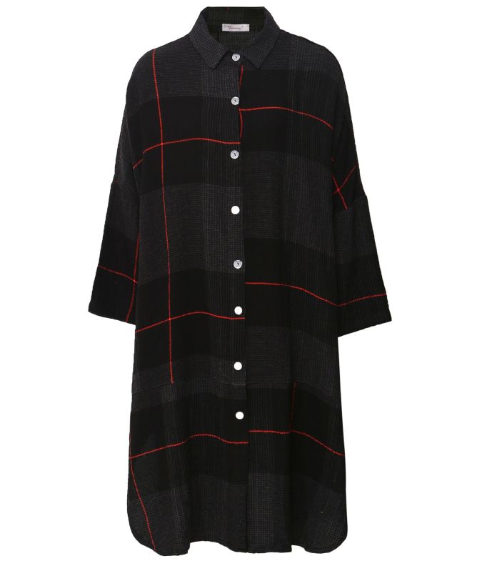 Thanny Mufasa Prince Of Wales Oversized Shirt | Jules B