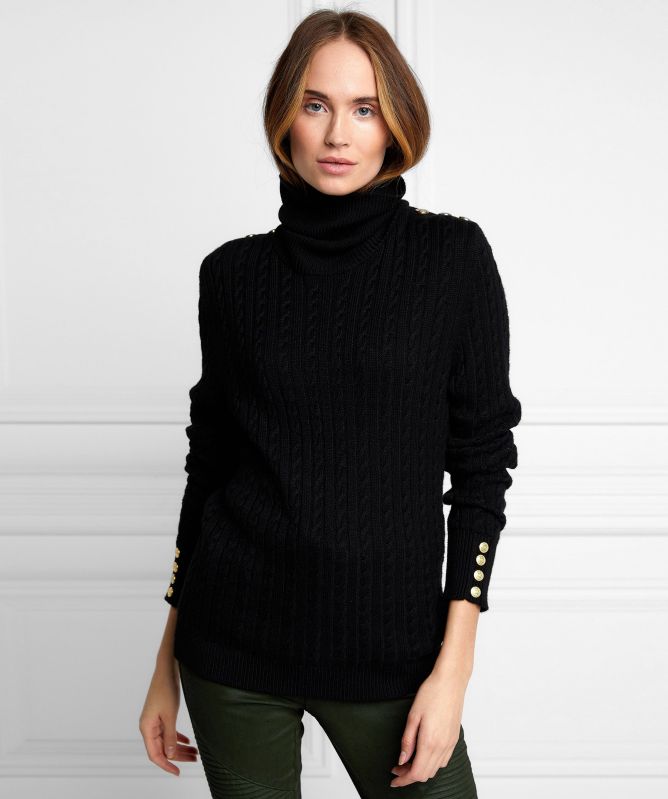 Holland Cooper Seattle Cable Knit Sweater | Jules B