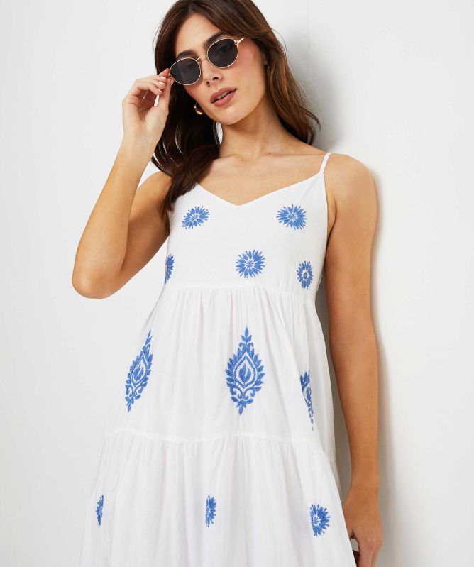 Handprint Dream Apparel Vanilla Maxi Dress