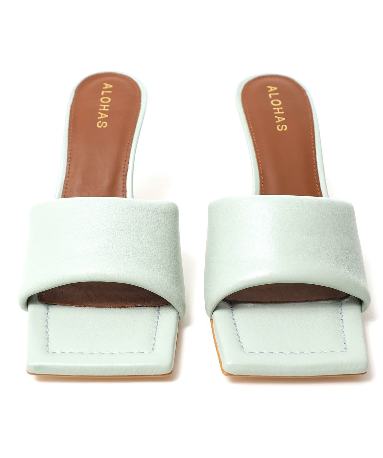 ALOHAS Puffy Leather Mules | Jules B